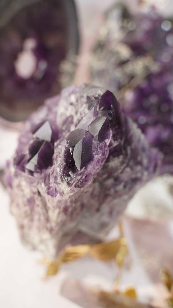 Elestial Amethyst - Dream Den Crystals