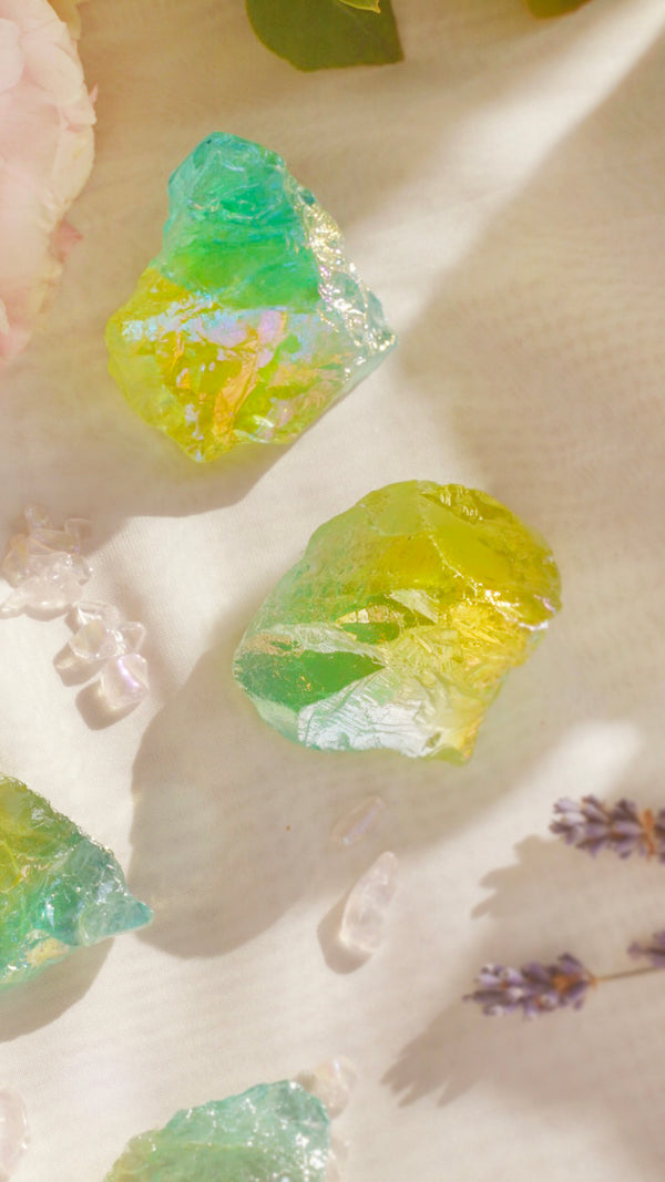 Apple Aura Quartz - Dream Den Crystals