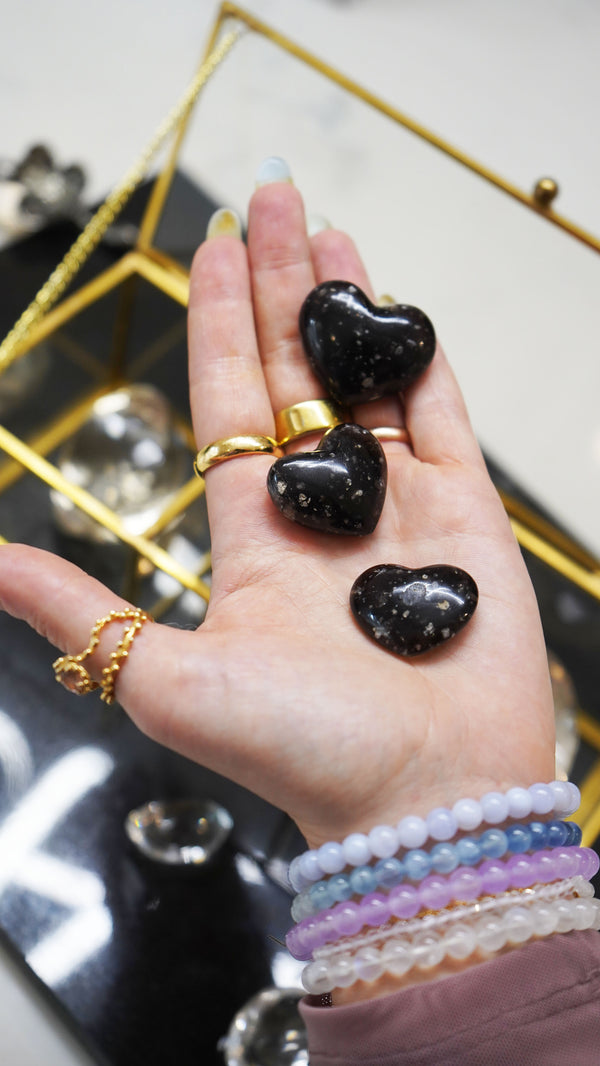 Buy Galaxy Obsidian Mini Heart | Healing Stone - Dream Den Crystals