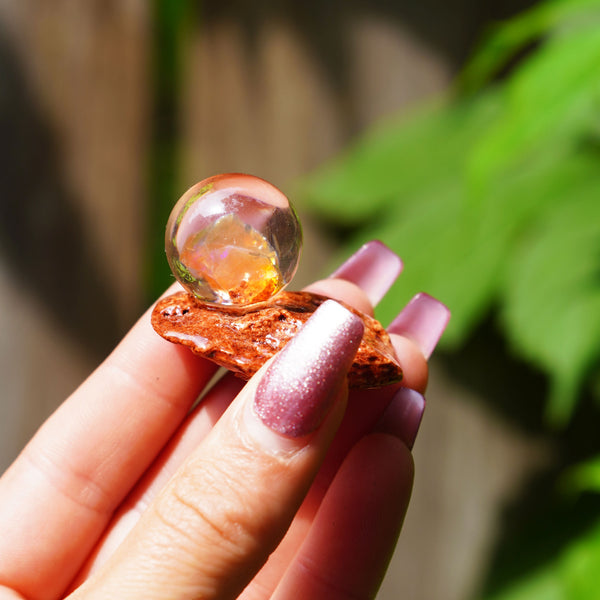 Fire Opal Scrying Orbs | Divination & Crystal Healing Tools - Dream Den ...